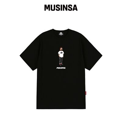 TRIPSHION PEACEFUL JESUS T恤 - VLACK韩国官网直邮进口MUSINSA