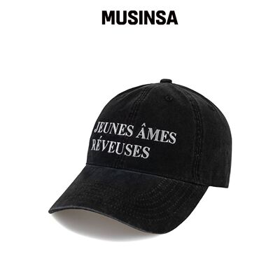 WICK JEUNES AMES 棒球帽-黑色 MUSINSA韩国官网直邮进口