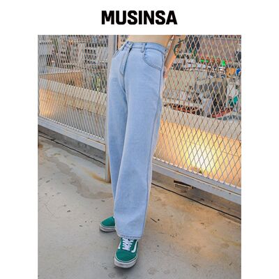 HIGH SCHOOL DISCO 宽松牛仔裤 MUSINSA韩国官网直邮进口
