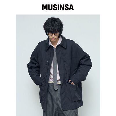 BALLUTE MA-1加厚半袖卫衣（黑色） MUSINSA韩国官网直邮进口