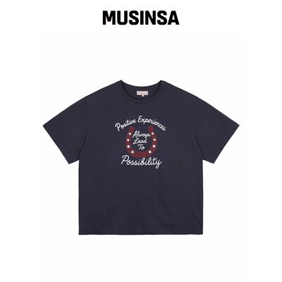 PEALP Holstein Star Over Tee 51（海军蓝）韩国官网直邮进口