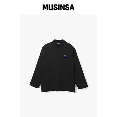 HAUS072C WALTER MOMO T-SHIRT 黑色韩国官网直邮进口MUSINSA