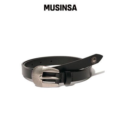 LEMASQUE BL013 阳光男女皮带 18mm (2色) MUSIN韩国官网直邮进口