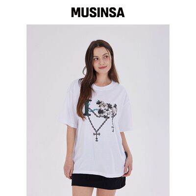 DYSFUNCT 我爱迷彩熊T恤（白色） MUSINSA韩国官网直邮进口