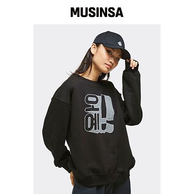 TEENYTIGER OHYEAH运动衬衫（黑色） MUSINSA韩国官网直邮进口