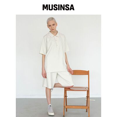 CHAMASPORTSLAB CSL BOWLING SHIRT-ICE WHITE M韩国官网直邮进口