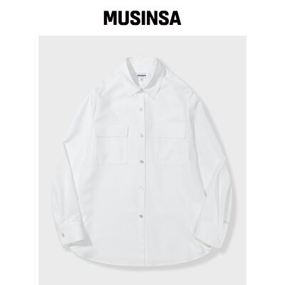 FIELDERS 柔软口袋衬衫 白色 MUSINSA韩国官网直邮进口