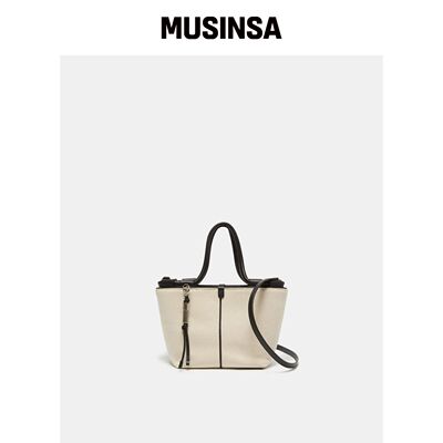 COURONNE Eclat Tote 18 Canvas_RCBTX25144IVX 韩国官网直邮进口