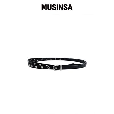 PUBLICKA X ARLO LEATHER BELT 黑色 MUSINSA韩国官网直邮进口
