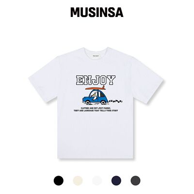 UNION GARMENTS 享受ikka宽松版型短袖T恤 5种颜韩国官网直邮进口