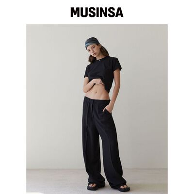 REVOIRSIS RVIS 绳带宽腿裤 MUSINSA韩国官网直邮进口