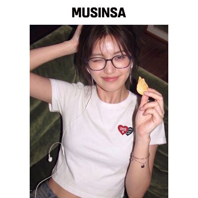 MUAHMUAH LOVELOVE MUAA 短袖 cropped T恤 [3色韩国官网直邮进口