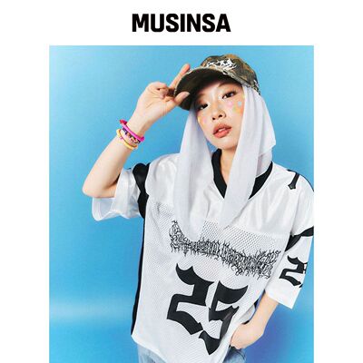 SCHISM INDUCING 金属冰球球衣 白色韩国官网直邮进口MUSINSA