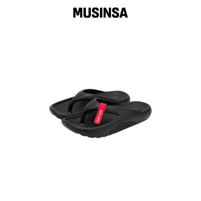 SAINTSATIN BRIN FLIP 羽绒拖鞋 黑色 MUSINSA韩国官网直邮进口
