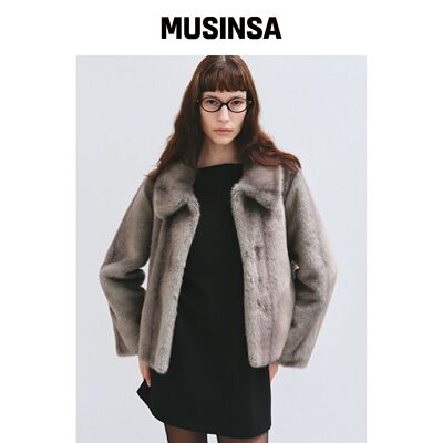 HAVELESS MILA 人造毛皮夹克 灰色韩国官网直邮进口MUSINSA