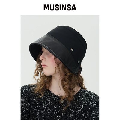 BROWNHAT 羊皮毛绒童帽 - 黑色 MUSINSA韩国官网直邮进口
