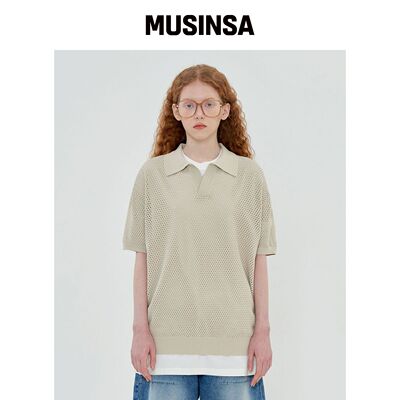 UNALLOYED 网眼针织 / 婴儿色 MUSINSA韩国直邮官方正品