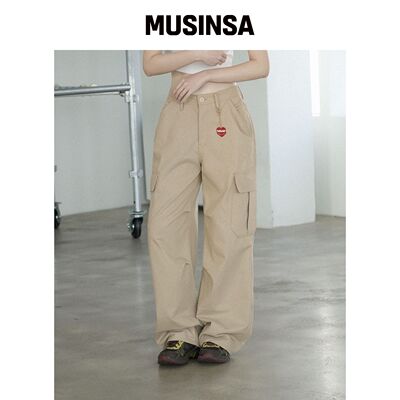 WAARFORWOMAN W1079 工装阔腿裤 (5COLORS) MUSI韩国官网直邮进口