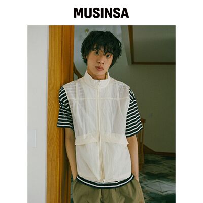 COMONINOZ 拉链背心 [2种颜色]韩国官网直邮进口MUSINSA