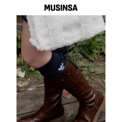 STUDIO&PARC Leg Warmer_Navy MUSINSA韩国官网直邮进口