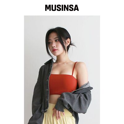 PRANAMOOLA 乌尔德巴橡胶戒指抹胸-BRICK MUSINS韩国官网直邮进口