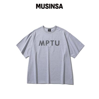 MPTU [SS25] FITNESS LOGO 短袖衬衫 / HEATHER 韩国官网直邮进口