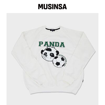 RESPECT PANDA WORLD SOCCER CLUB 原创圆领卫衣韩国官网直邮进口