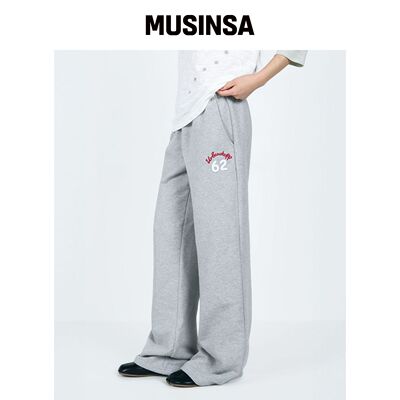 URBANSTOFF 编号低腰运动卫裤(麻灰色) MUSINSA韩国官网直邮进口