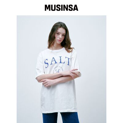 SALT AND CHOCOLATE SALT LOGO T恤 白色 4W2321韩国官网直邮进口