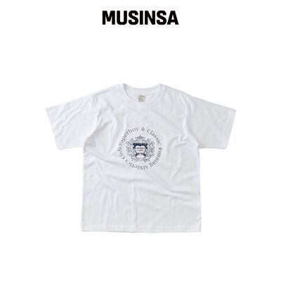 PAPERBOY COUNTY 短袖T恤-白色 MUSINSA韩国官网直邮进口