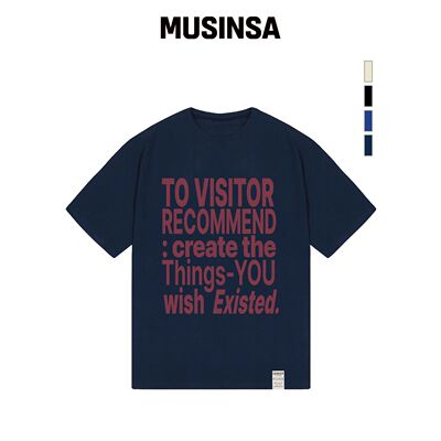 GRAVER [UNISEX]VISITOR 短袖T恤_4色 MUSINSA韩国官网直邮进口