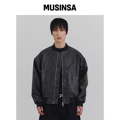 FORCESENSITIVE FORCE LEATHER MA1 (BK) MUSINS韩国官网直邮进口