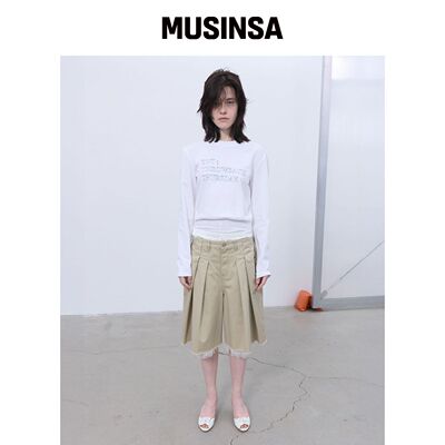 LCDC™ 白色长袖衬衫 上衣女秋穿搭MUSINSA韩国官网直邮进口