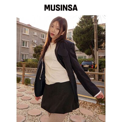 LOTSYOU lotsyou_Crunchy Balloon Skirt 黑色韩国官网直邮进口