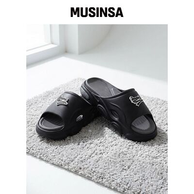 HARVARD SHOES KUDA 男女通用双层缓震拖鞋 黑色韩国官网直邮进口