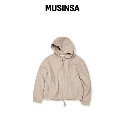 ETCE (BASE) 复古连帽工作夹克 (米色) MUSINSA韩国官网直邮进口