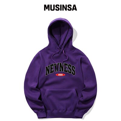 TRIPSHION NEWNESS LOGO 连帽卫衣 - 紫色 MUSIN韩国官网直邮进口