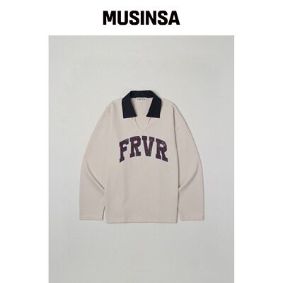 FRIVER07 FRVR LOGO 翻领T恤 [FRSP05LT06]_奶油韩国官网直邮进口