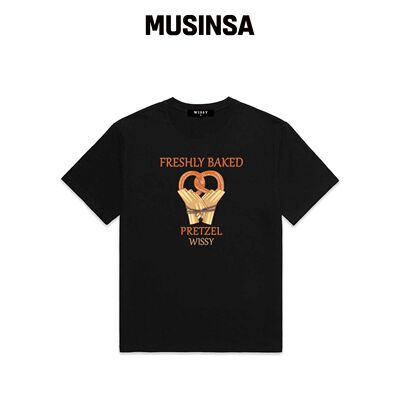 WISSY FRESHLY BAKED 短袖T恤 (WS011) VLACK MU韩国官网直邮进口