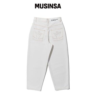 PUNCH DRUNK PARTIES Misfits 牛仔裤 (IVORY)韩国官网直邮进口
