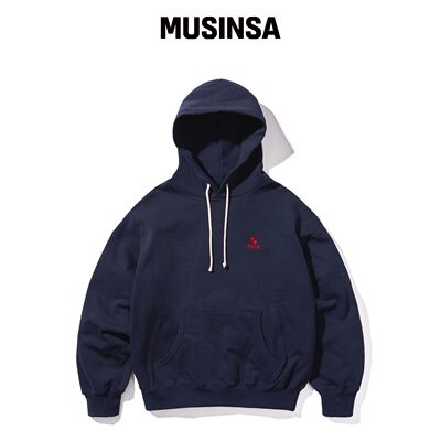 AECA EVERYDAY AECA CLOVER 连帽卫衣-海军蓝 MU韩国官网直邮进口