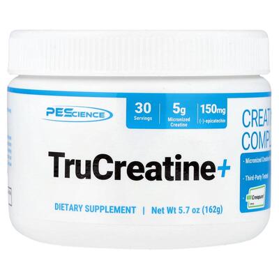 PEScience,TruCreatine+，复合肌酸，5.7 盎司（162 克）