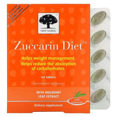 New Nordic ,Zuccarin Diet热控片，60片