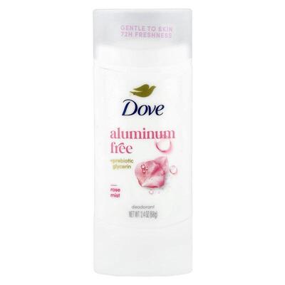 多芬,Aluminum Free Deodorant, Rose Mist, 2.4 oz (68 g)