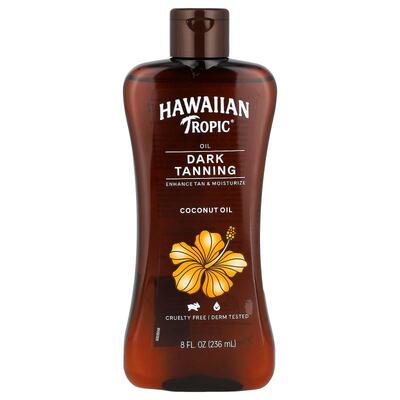 Hawaiian Tropic,深色椰子油，8 液量盎司（236 毫升）