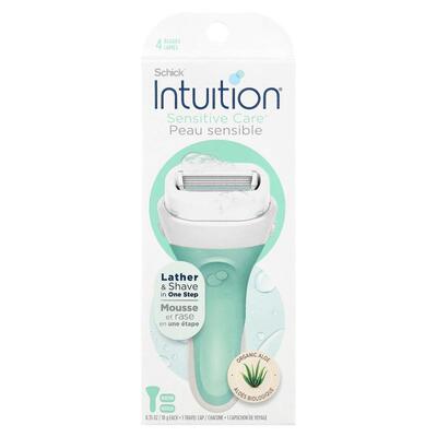 Schick,Intuition®，敏感护理®，有机芦荟