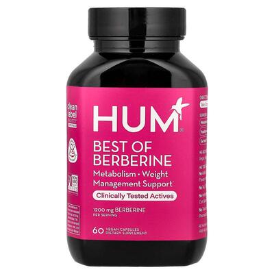 HUM Nutrition,优&nbsp; 效小檗碱，60 粒全素胶囊