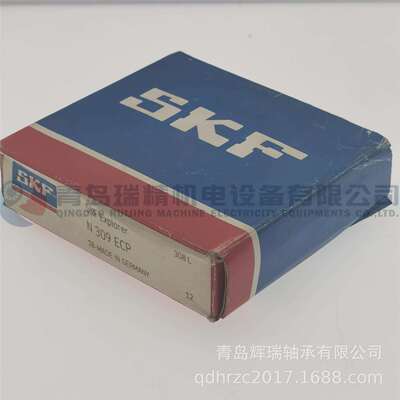 S-K-F 外圈无挡边圆柱滚子轴承 N309ECP 45mm X 100mm X 25mm