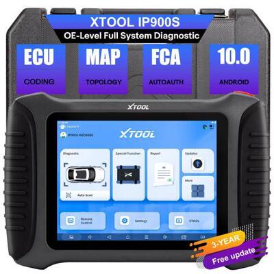 XTOOL IP900/IP900S全系统诊断38+特殊功能CANFD&DOIP海外版英文