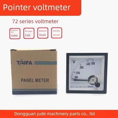 TF-72交流AC电压表AC300V/AC500V电压表指针72电压表直通式SF-72